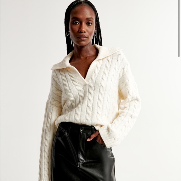 Abercrombie & Fitch | Sweaters | Abercrombie Cable Sweater | Poshmark